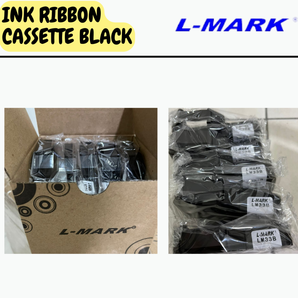 L-Mark Ink Ribbon Cassette Black & Label Cassette for Cable ID Printer ...