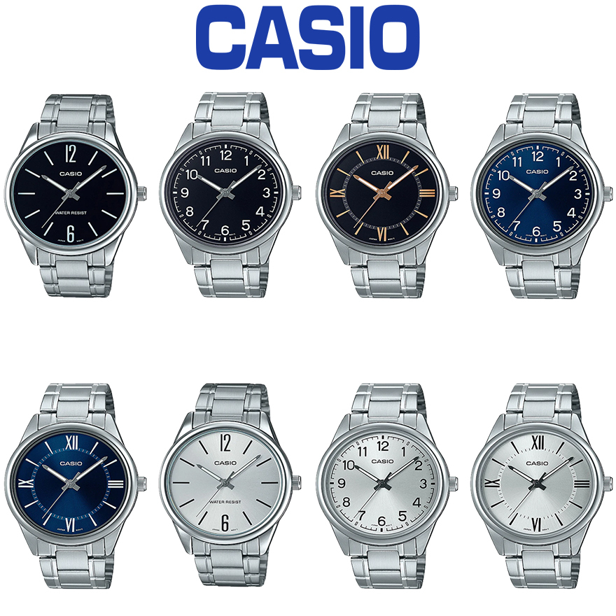 Casio Analog Gents Watch Mtp V005d Shopee Malaysia