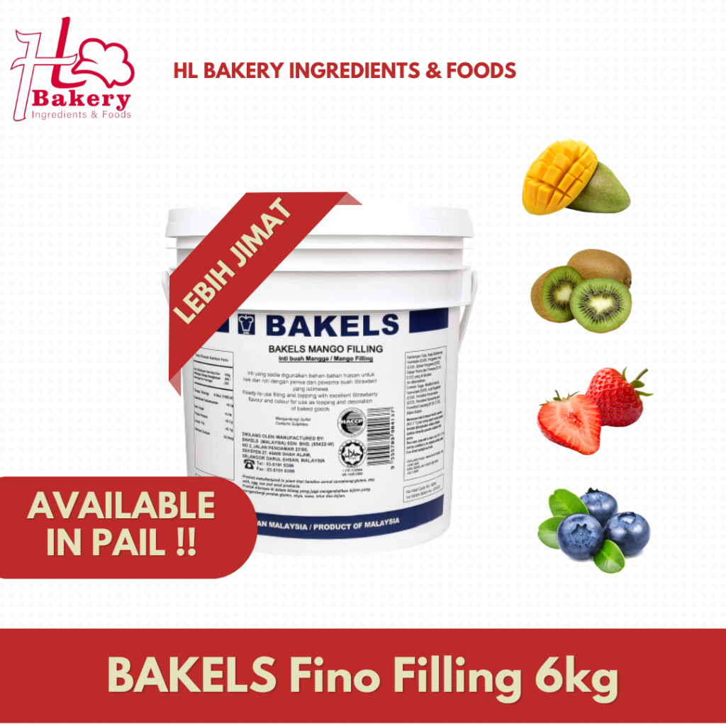 BAKELS Fino Fruit Filling 6kg | Shopee Malaysia