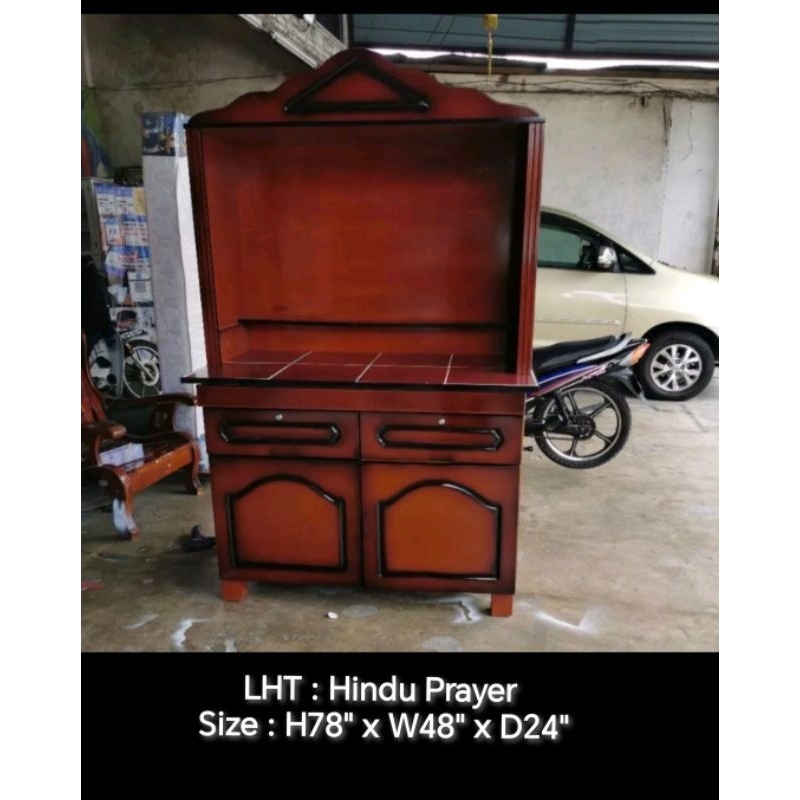 Siap Pasang Lampu Promotion LHT Indian Altar Prayers Cabinet / Hindu ...