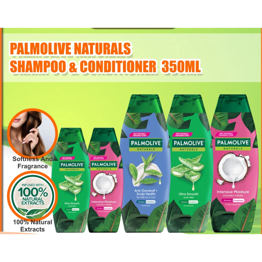 PALMOLIVE Naturals Shampoo & Conditioner 180ml / 350ml Intensive ...