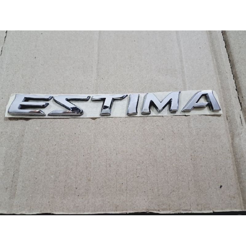 Toyota Estima ACR50 GSR50 Original Japan Half Cut Emblem | Shopee Malaysia