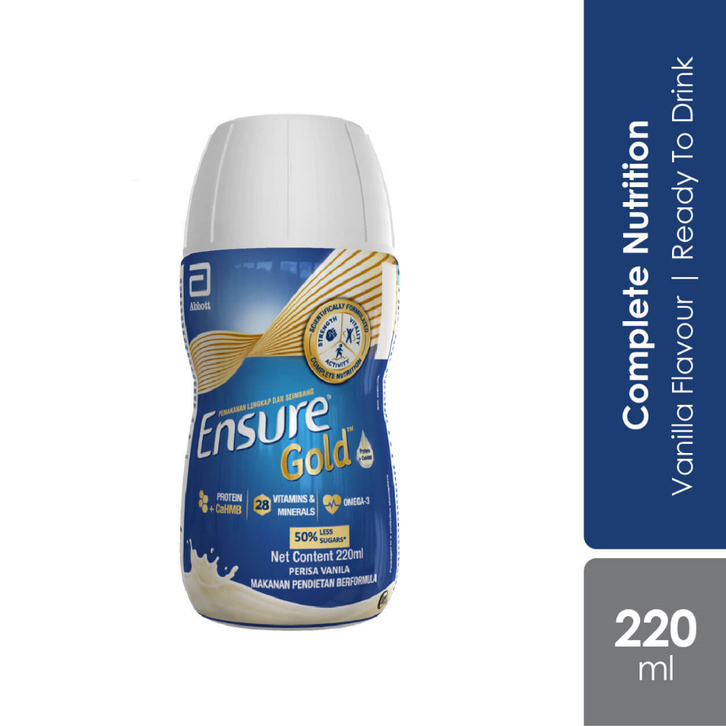 Ensure Gold Vanilla Liquid Ready-to-Drink (220ml) | Shopee Malaysia