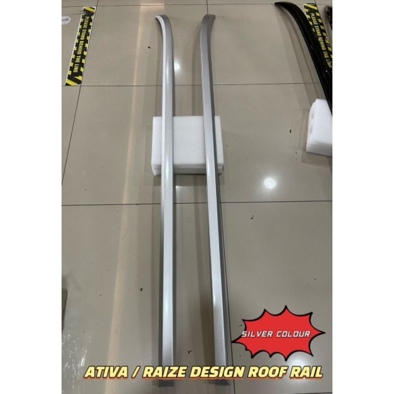 PERODUA ATIVA RAIZE ROCKY OEM ROOF RAIL DUMMY . RAIZE DESIGN . PLUG N ...