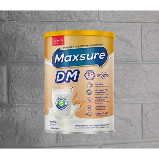 Maxsure DM - Vanilla (800g) | Nutrition for Diabetes Management ...