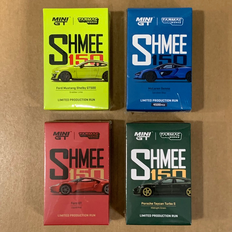 Mini GT x Tarmac Shmee150 Collection #271, 272, 273 & 274 Complete Set ...
