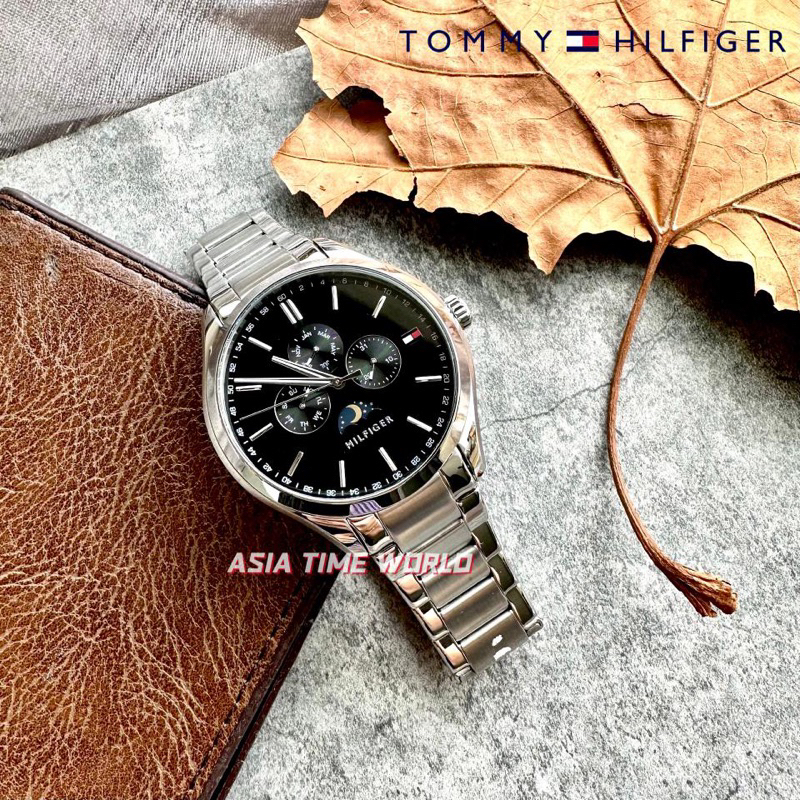 [Original] Tommy Hilfiger 1791303 Multifunction Men Watch with Black ...