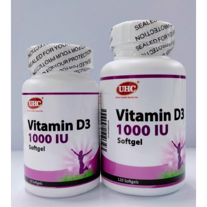 UHC VITAMIN D3 1000IU 120's/ 120's+30's/ 30'S | Shopee Malaysia