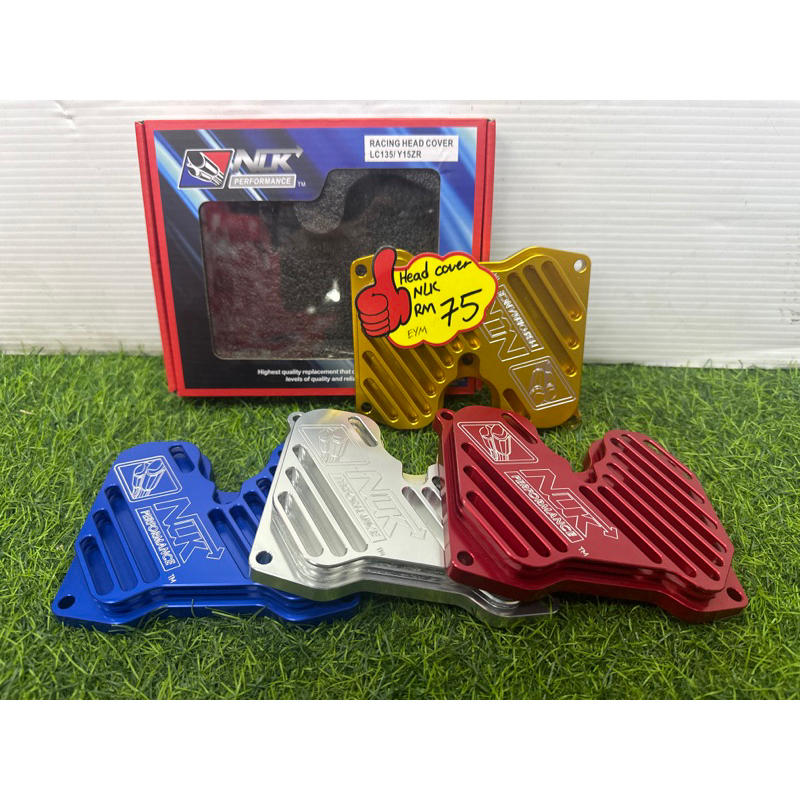 NLK RACING HEAD COVER LC135 / Y15ZR / Y15 LC 135LC HEAD COVER ALOI ...