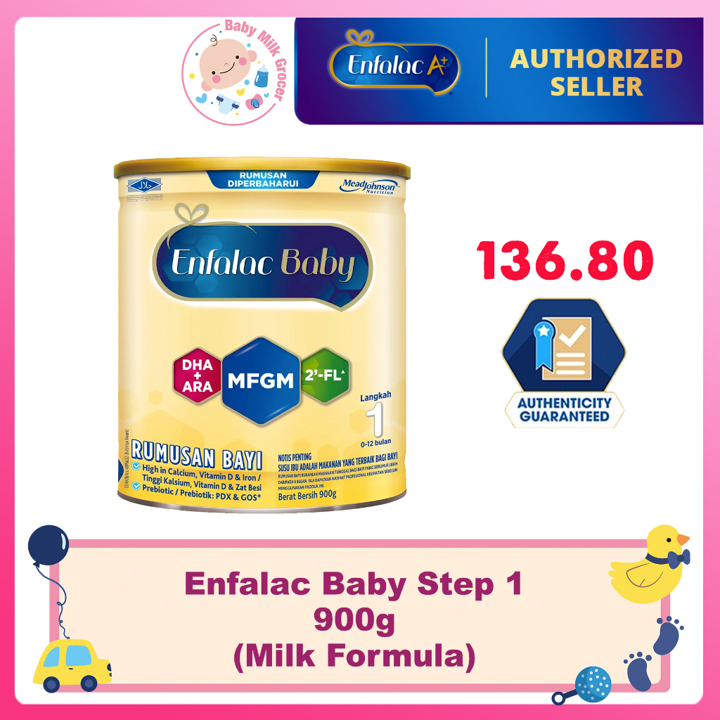 Enfalac Baby Step 1 - 900g (Milk Formula) New Packing | Shopee Malaysia