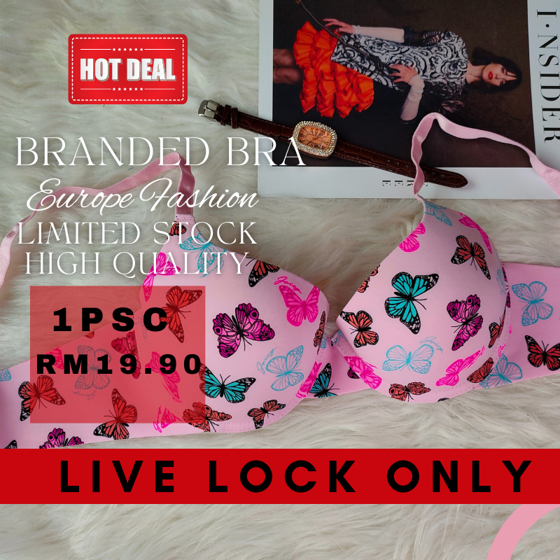 live lock link seamless bra push up | Shopee Malaysia