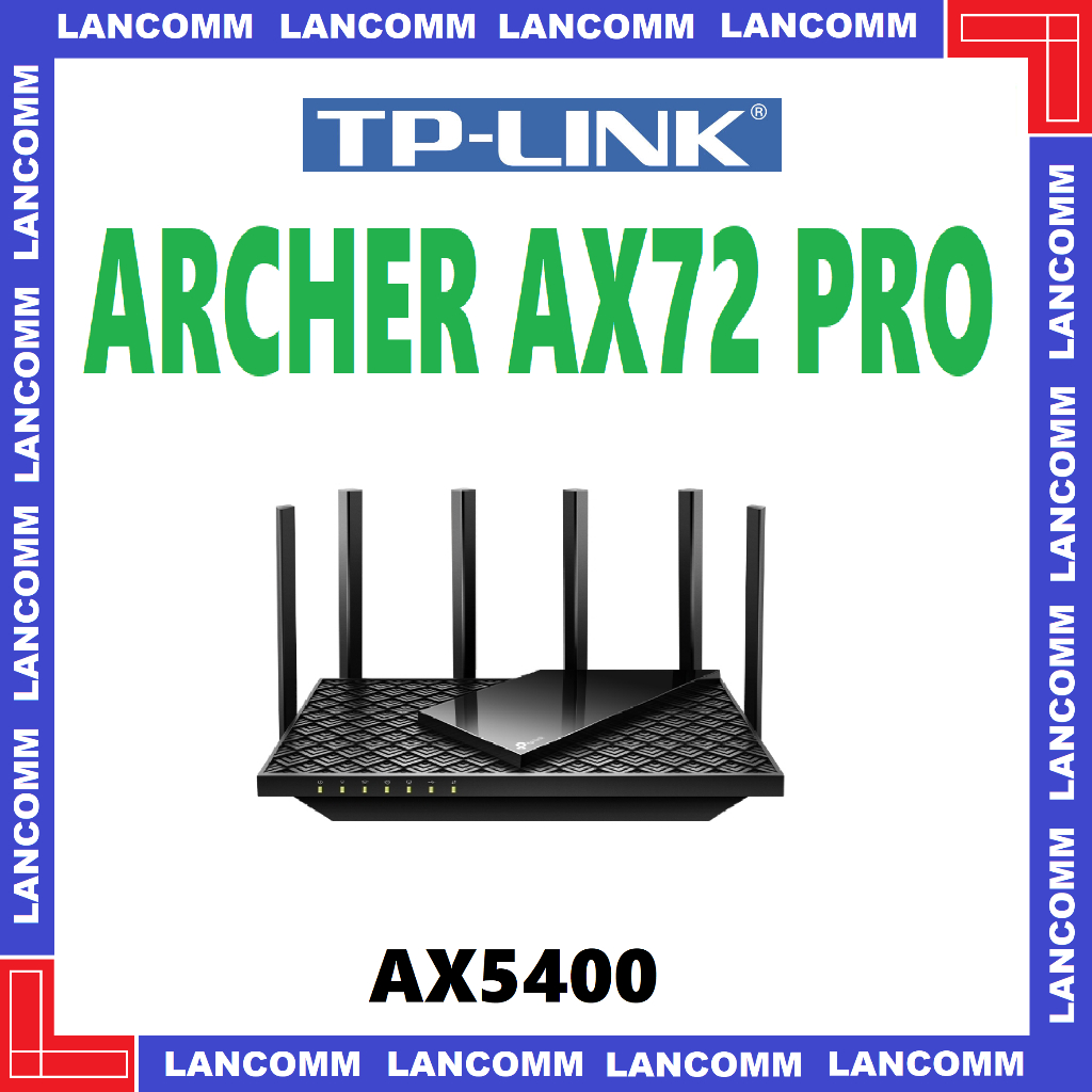 TP-LINK Archer AX72 Pro AX5400 Multi-Gigabit WiFi 6 Router | Shopee ...