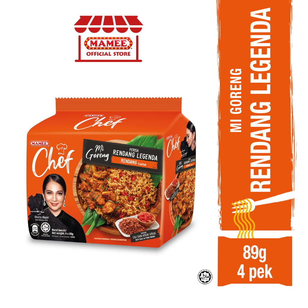 MAMEE CHEF Rendang Goreng Pack Noodles ( Packs of 4) | Shopee Malaysia