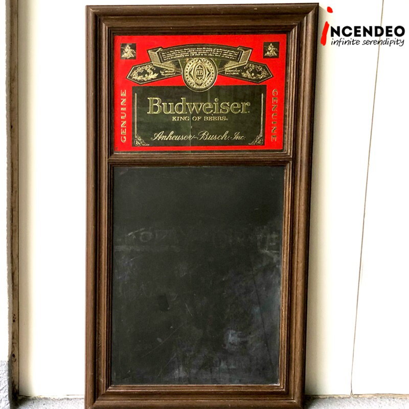 Vintage Budweiser King of Beers Wall Decor Blackboard (1987) | Shopee ...