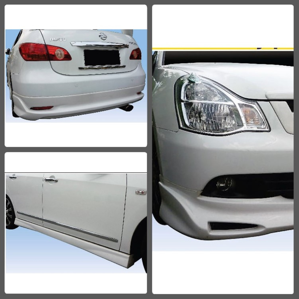Nissan Sylphy 2nd Generation 2008 Impul Skirting Body Kit PU Ready ...