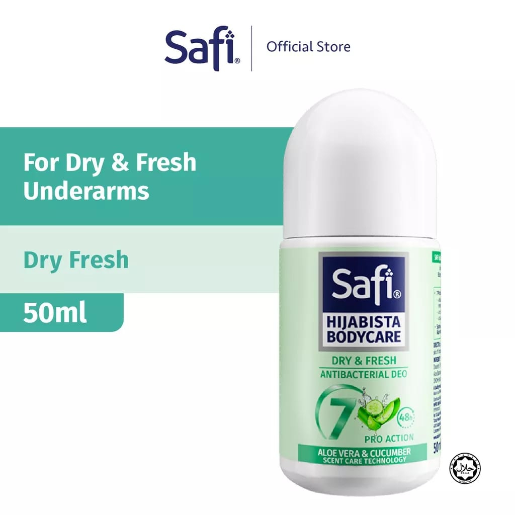 SAFI Hijabista Bodycare Antibacterial Deodorant Spray Dry Fresh 150ml ...