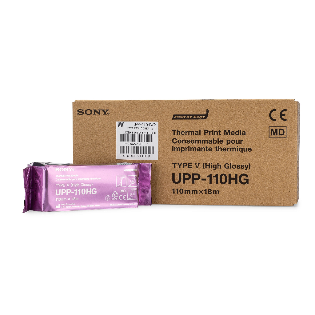 [10 Rolls/1Box] Sony UPP-110HG Ultrasound Thermal Printing Paper Sheet ...