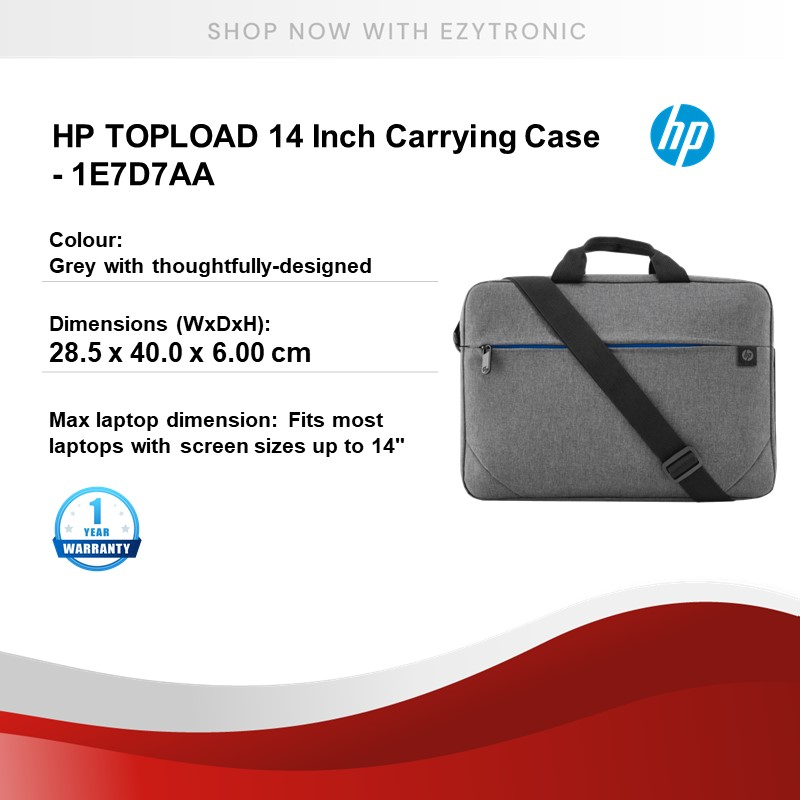 HP TOPLOAD 14 Inch Carrying Case - 1E7D7AA for work home office student ...