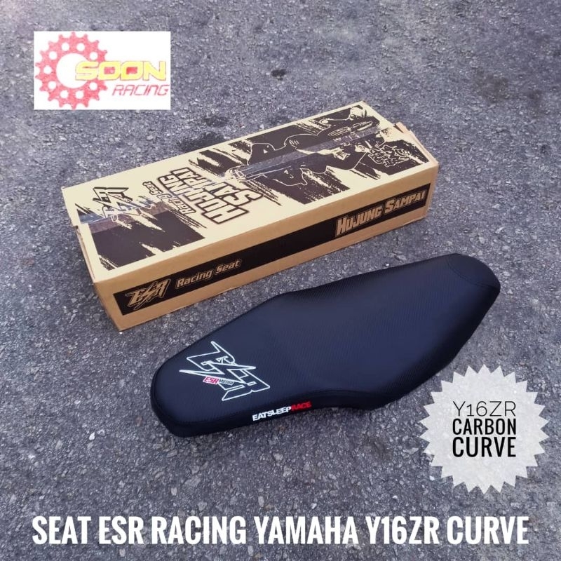 ESR Y16 SEAT RACING RED LEO FLAT CURVE 100% ORIGINAL 💯 YAMAHA Y16ZR ...