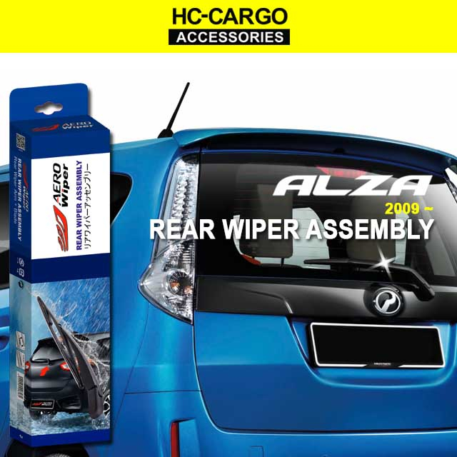 Perodua Alza 2009-Present Rear Windshield OEM Wiper Arm Blade Set Full ...