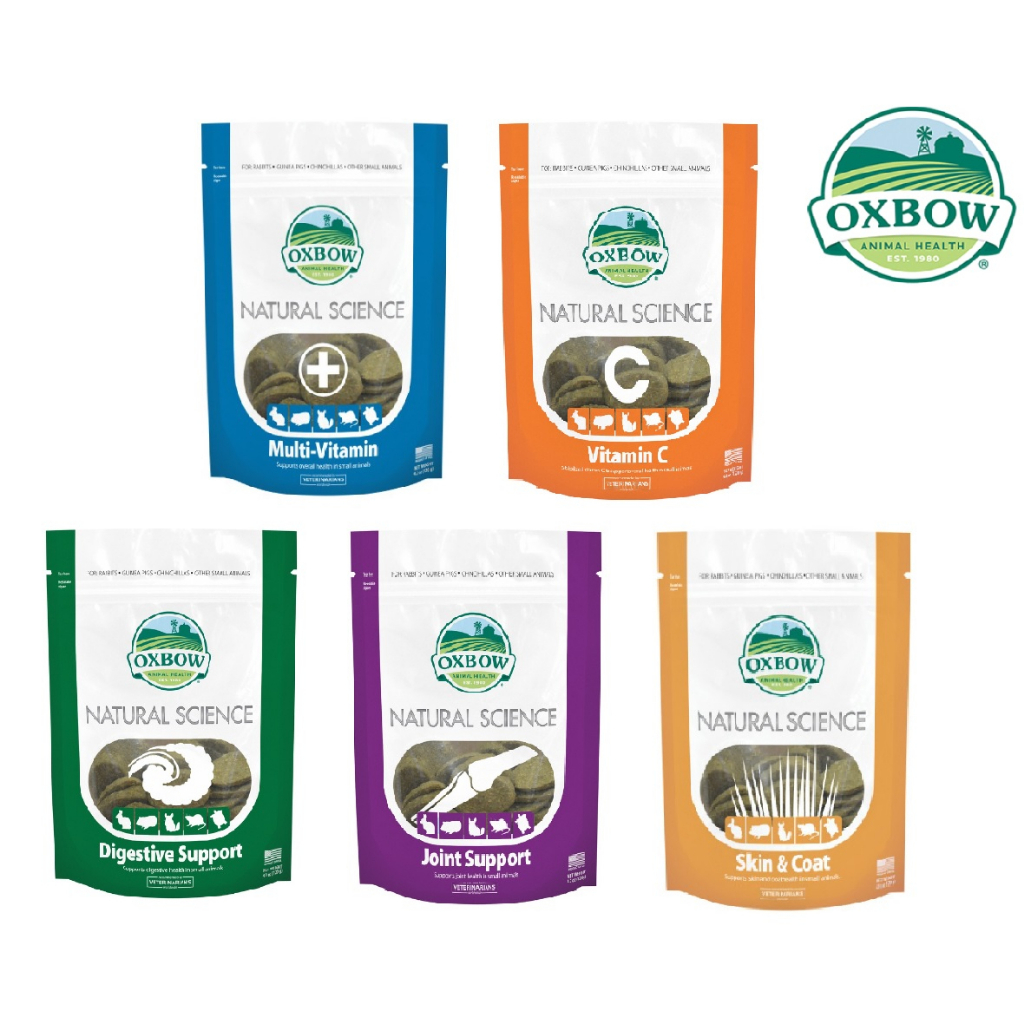 Oxbow Natural Science Supplements - Multi-Vitamin/ Vitamin C/ Digestive ...