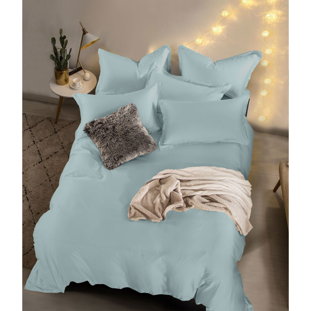 HOOGA Raine 1100TC 100% TENCEL Bedsheet Fitted Sheet Set | Shopee Malaysia