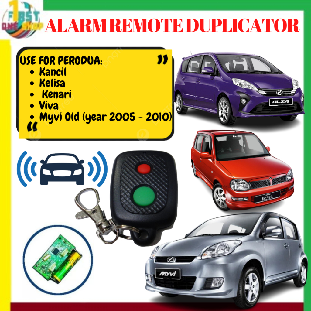 Perodua Remote Control Duplicator /Car Alarm Remote For Perodua Kancil ...