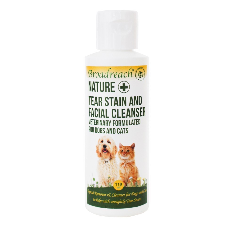Broadreach Nature Tear Stain and Facial Cleanser For Dogs, Cats ...