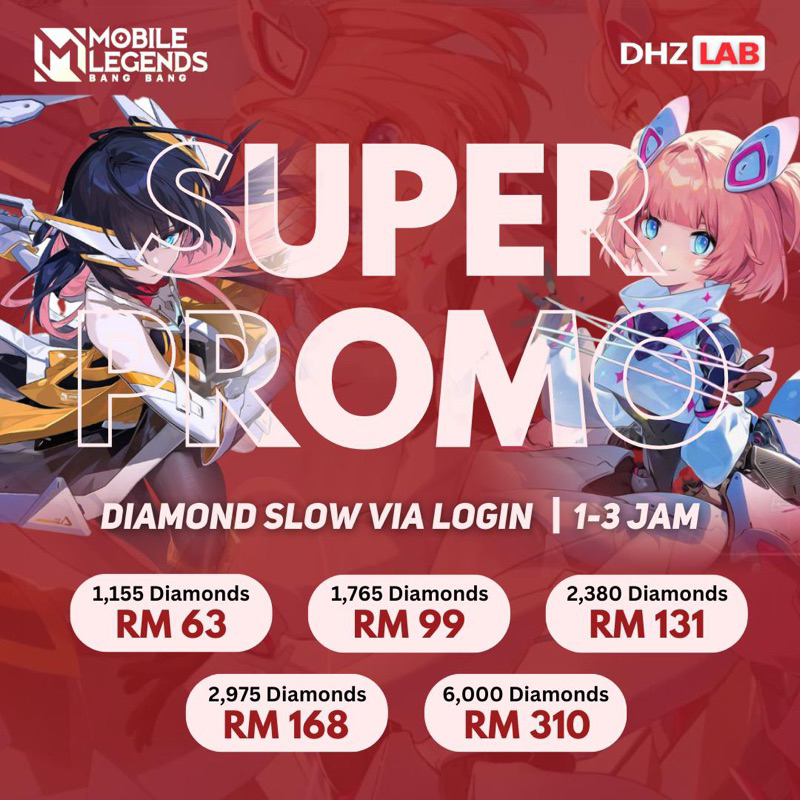 Super Promo via Login (Proses 1-3 Jam, Max 24 Jam) | Shopee Malaysia