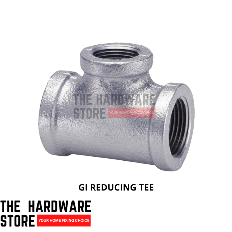 50MM Galvanized Iron GI Reducing Elbow Socket Tee Nipple Pipe Fitting ...