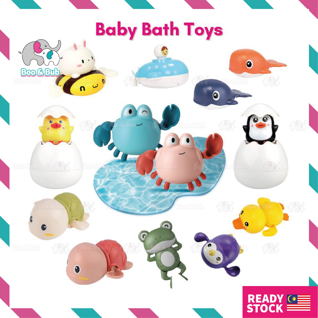🌈READY STOCK🌈Baby Bath Toys | Swimming Toys Bathing Time Water shower ...