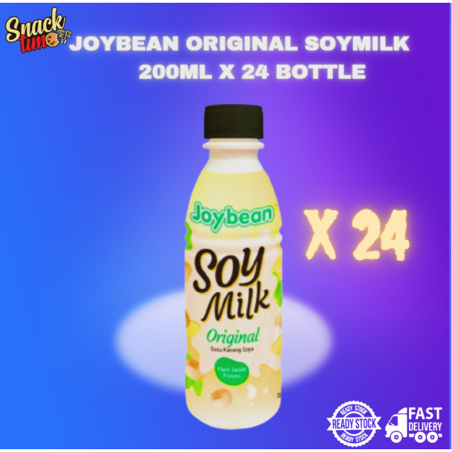 JOYBEAN SOY MILK 200ML X 24 BOTTLE | Shopee Malaysia