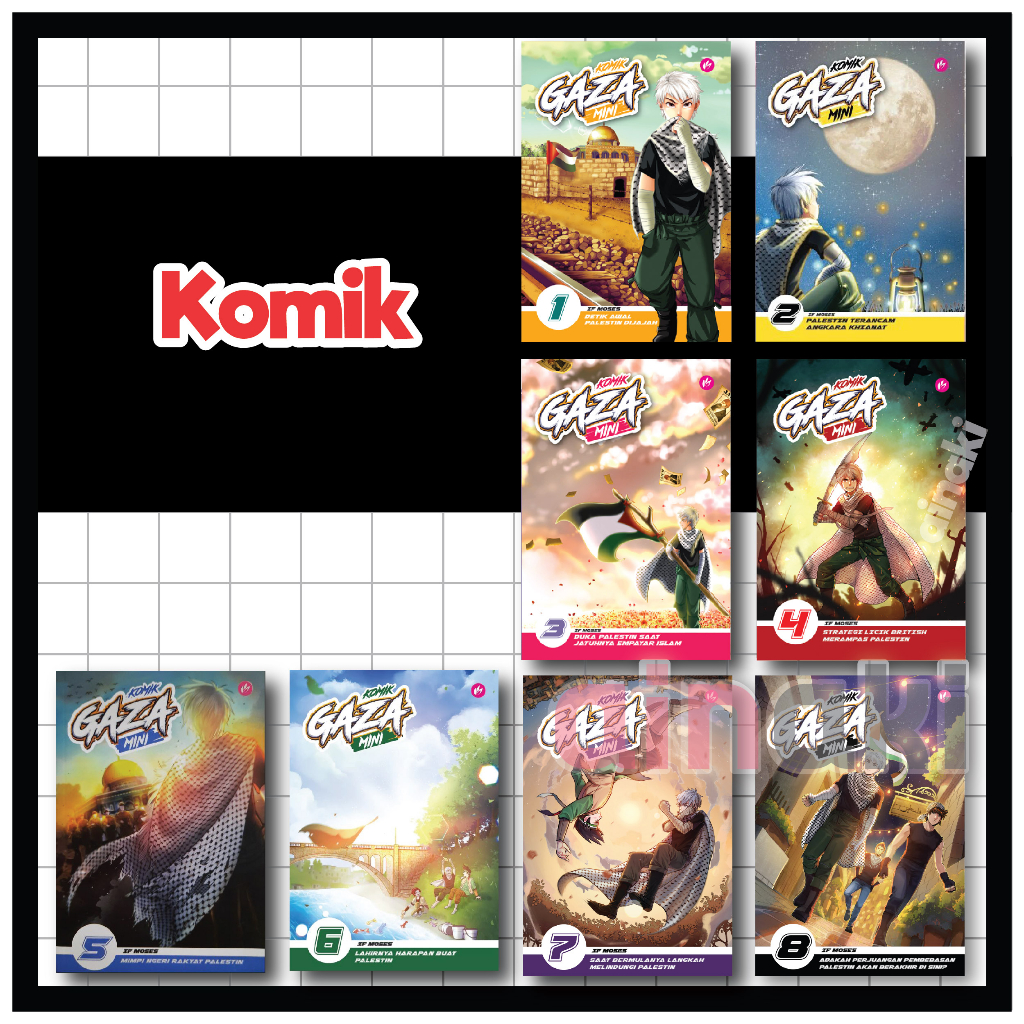 Buku Komik Mini Gaza Buku Gaza Mini Komik Gaza | Shopee Malaysia