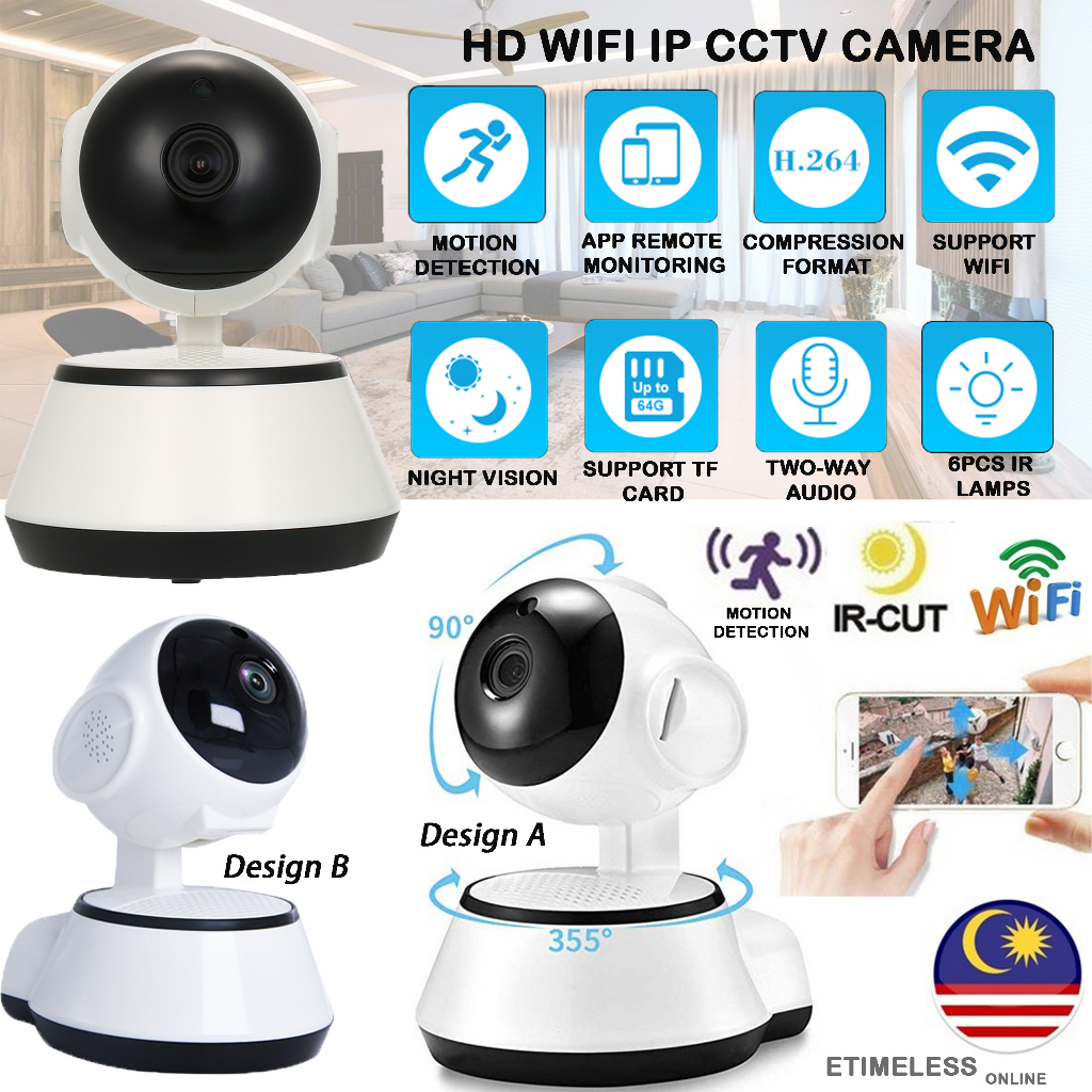 V380 CCTV V380 Wifi CCTV Wifi IP Security Camera PTZ Control Rotate ...