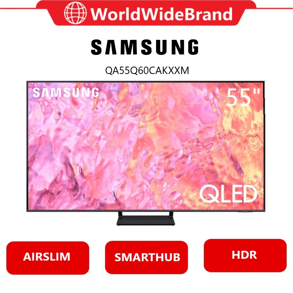 SAMSUNG Q60C 55 Inch QLED 4K Smart TV with Quantum Dot QA55Q60CAKXXM ...