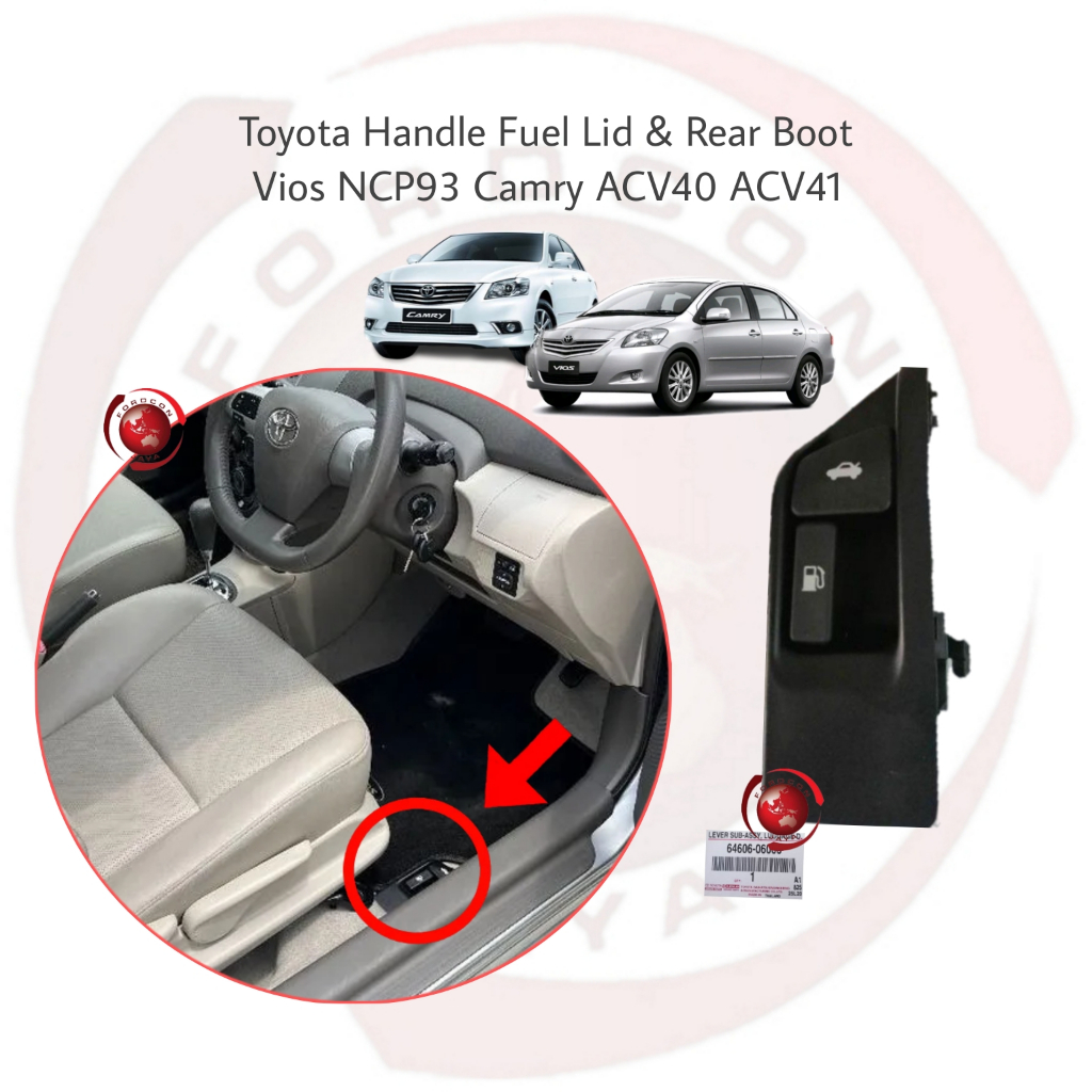 Toyota Vios Camry Handle Fuel tank & Rear Bonnet NCP93 ACV40 ACV41 ...