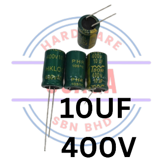 10uf 400v Aluminum Electrolytic capacitor | Shopee Malaysia