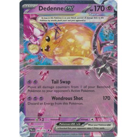 Pokemon TCG - Dedenne ex - 093/193 - Ultra Rare | Shopee Malaysia