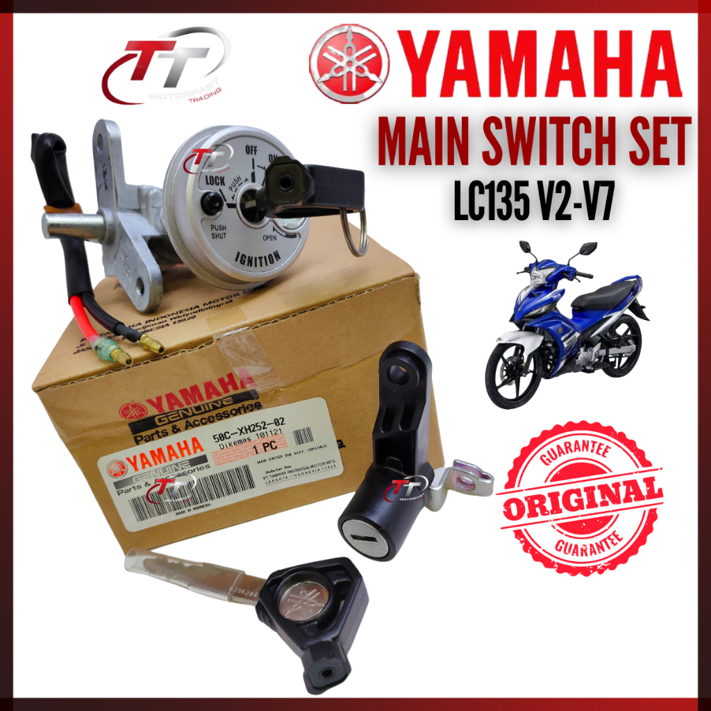 LC135 V2 V3 V4 V5 V6 V7 LC 135 KEY SET MAIN SWITCH KUNCI LOK LOCK ...