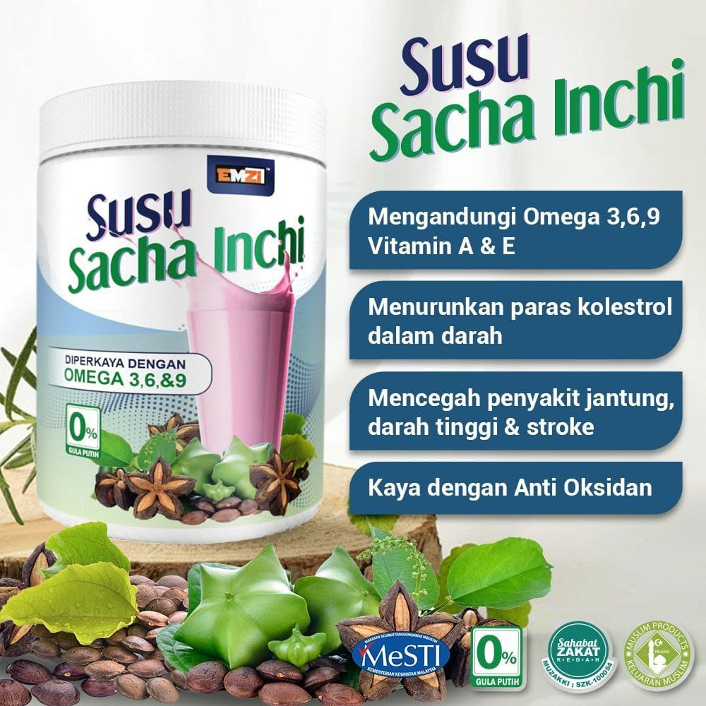 SUSU SACHA INCHI & SUSU AJWA (200g) | Shopee Malaysia