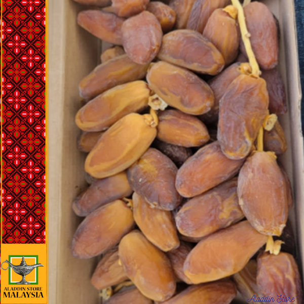 TUNISIA & ALGERIAN KURMA TANGKAI (Deglet Nour Tangkai , 500G ) | Shopee ...