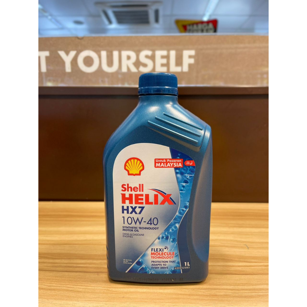 SHELL HELIX HX7 10W-40 (1L) (100% ORIGINAL LUBRICANT OIL FROM PETROL ...