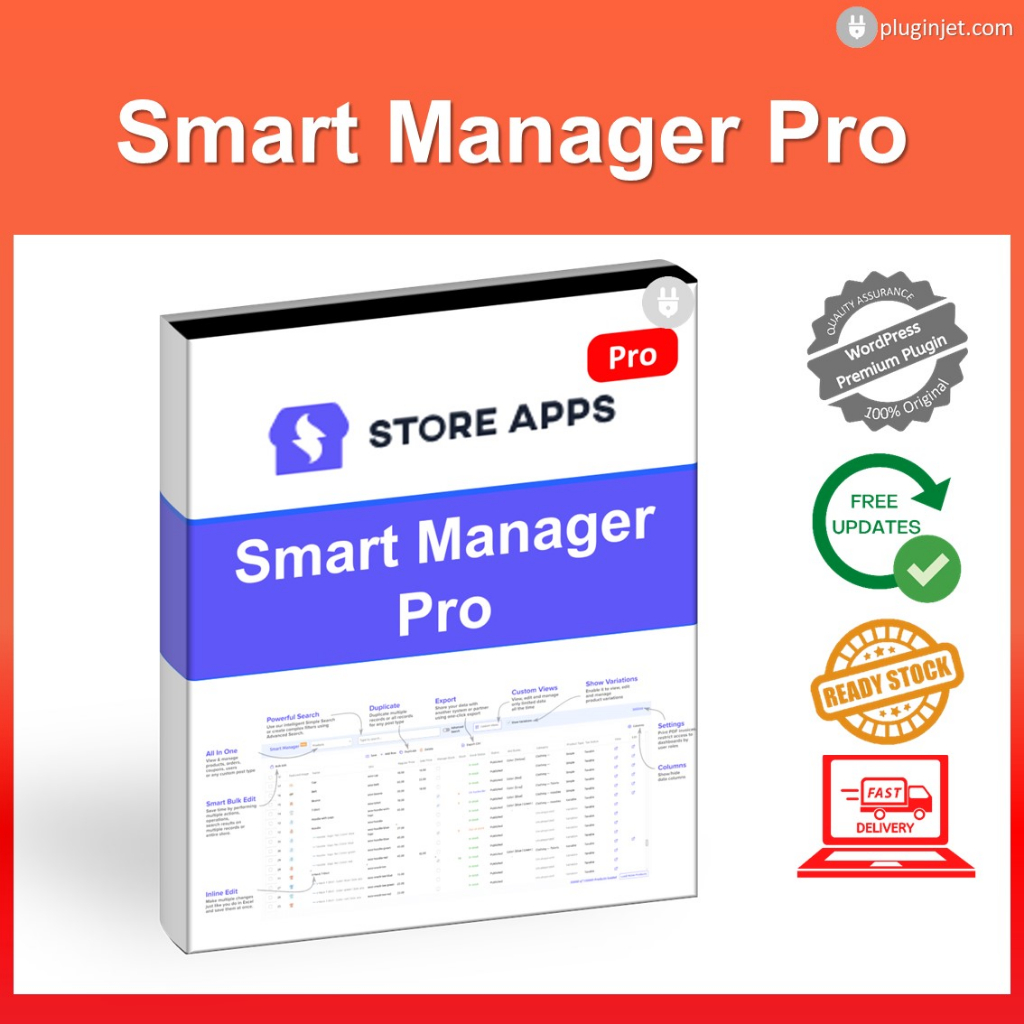 Smart Manager Pro - WooCommerce Product Management WordPress Plugin ...