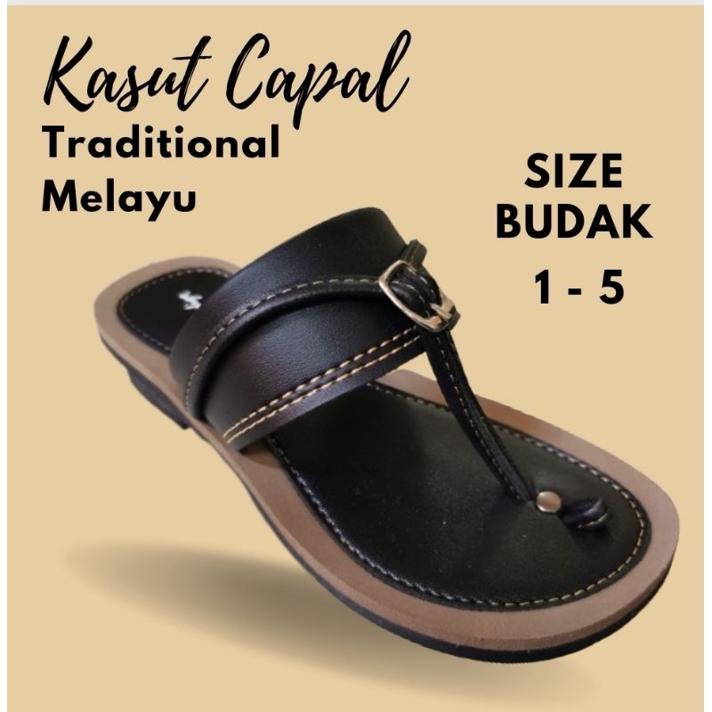Kasut Capal Traditional Lelaki/Chappal Lelaki Melayu/Kasut Sandal ...