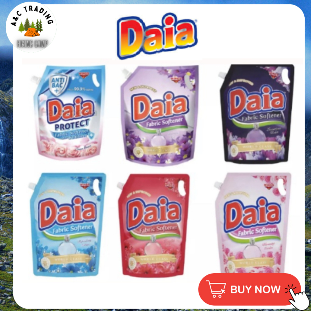 DAIA SOFTENER REFILL PACK 1.6LDaia Refreshning Nature Blooming Garden Morning Mist Protect ...