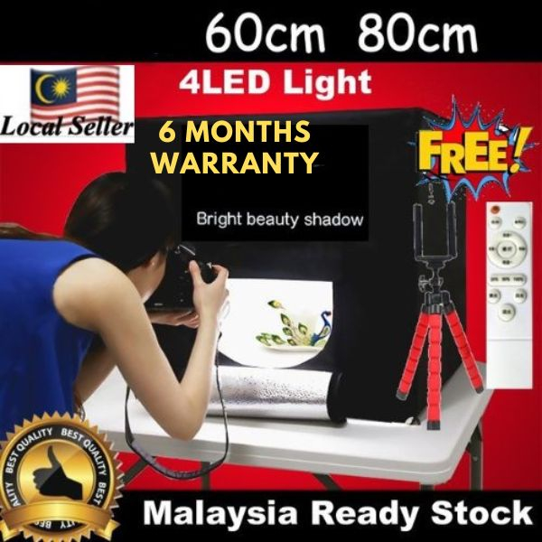 Large Size 60CM 80CM Photo Studio Remote Control Brightness Adjustable ...