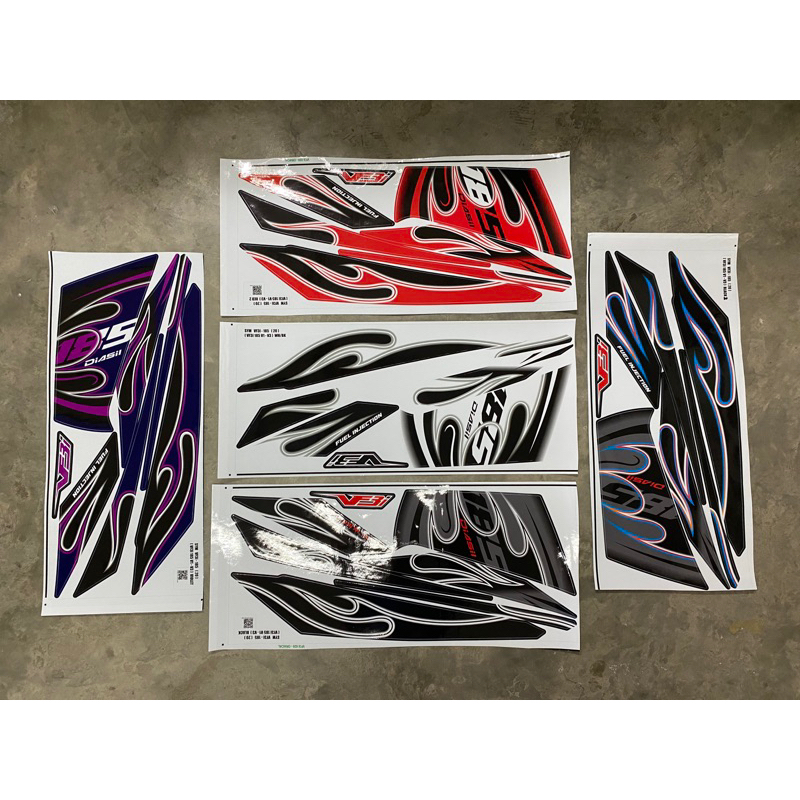 sym 185 vf3i body sticker api edisi v1 v2 v3 (20) | Shopee Malaysia