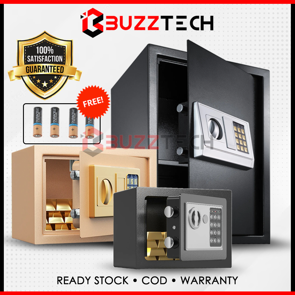 BuzzTech Premium Safety Box Home Office Hotel Digital Safe Box Money ...