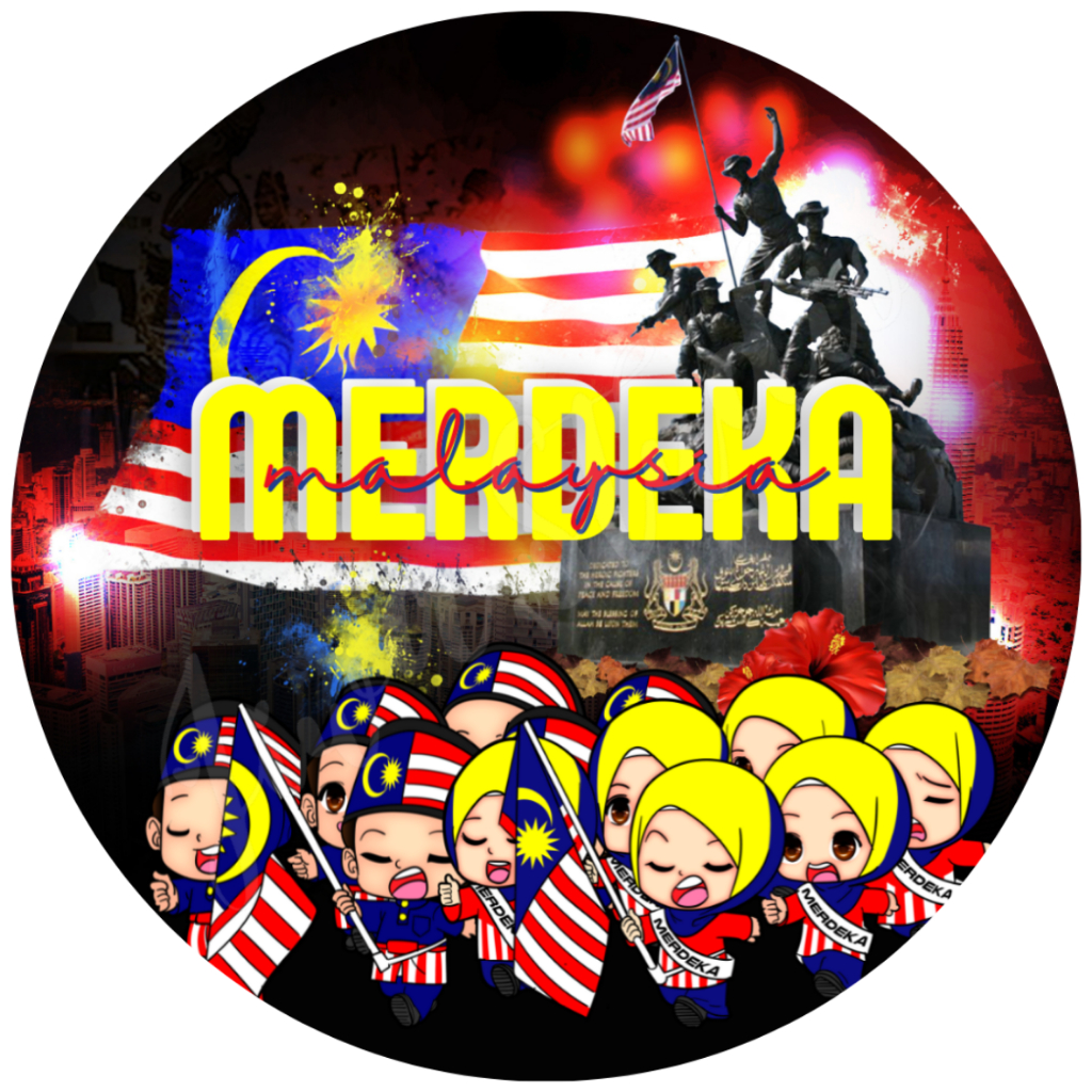 Hand Fan Emoji with Pen Hari Kemerdekaan | Doorgift | Souvenir ...