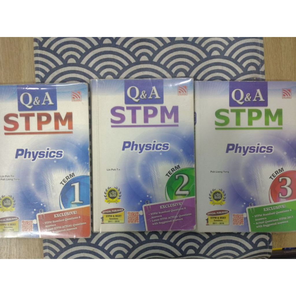 STPM Q&A Physics sem 1-3 (full set) | Shopee Malaysia